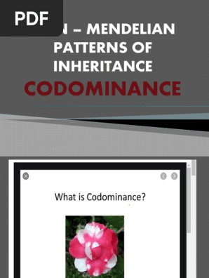 Codominance In Plants