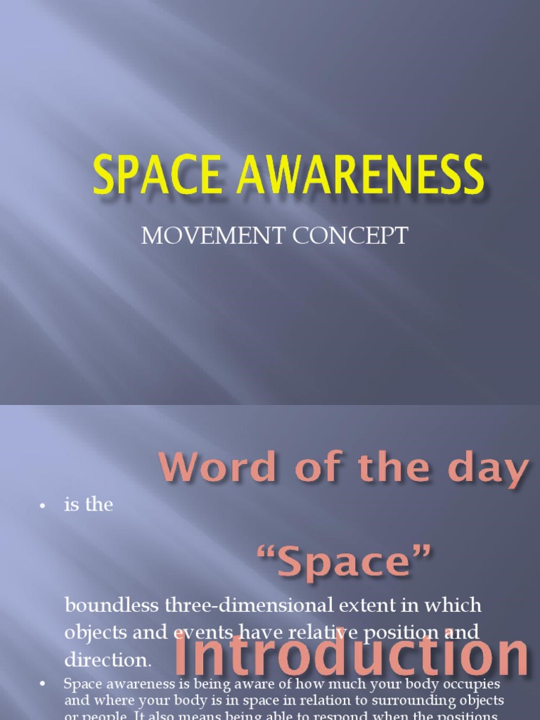 Final PPT Space Awareness | PDF | Space | Concept