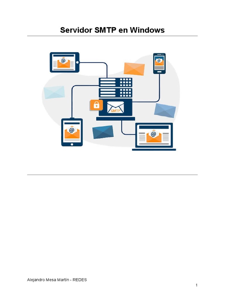 Instalar SMTP | PDF | Servidor (Computación) | sistema de nombres de ...