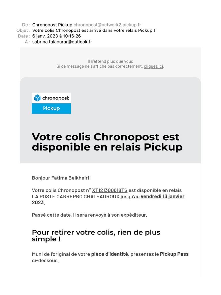 Relai Colis Chronopost