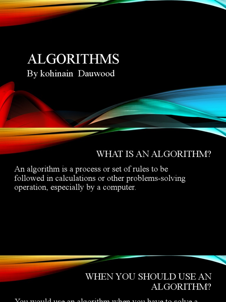 Algorithms | PDF