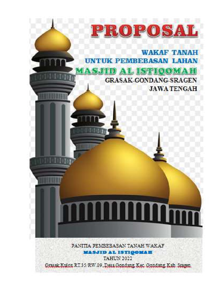 Contoh Proposal Masjid | PDF