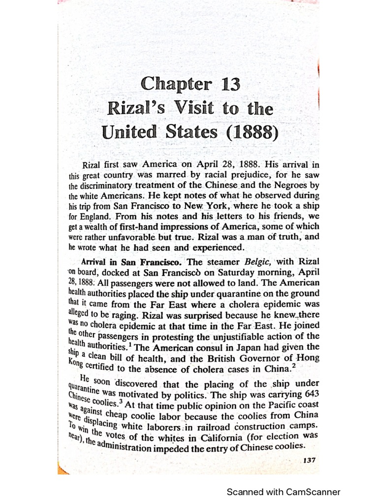 Rizal Chapter 13 | PDF