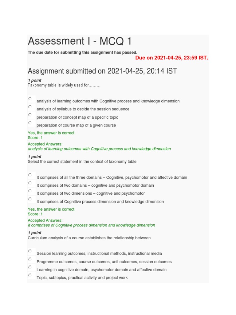 Module 4 | PDF | Learning | Educational Assessment
