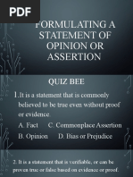 English 10 - Q2 - Module 2 - Identifying The Key Structural Elements of Arguments | PDF ...