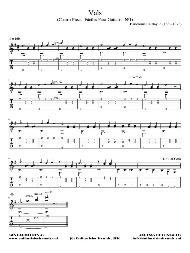 Vals Calatayud | PDF