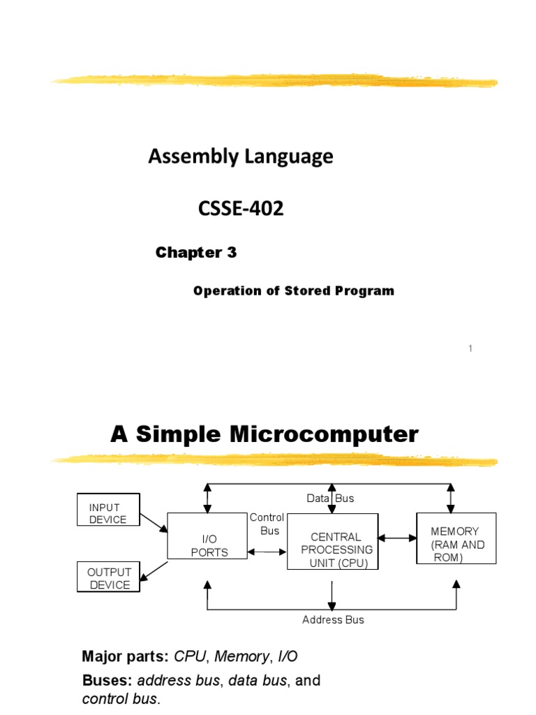 Ch03 Operation Pdf Input Output Central Processing Unit