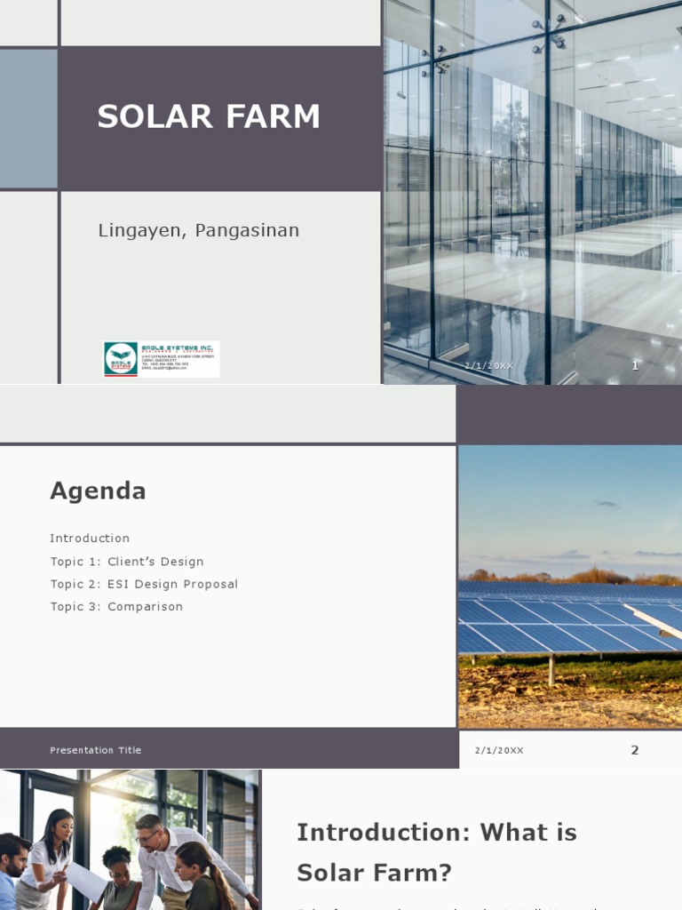 Solar Farm | PDF | Photovoltaic System | Deep Foundation