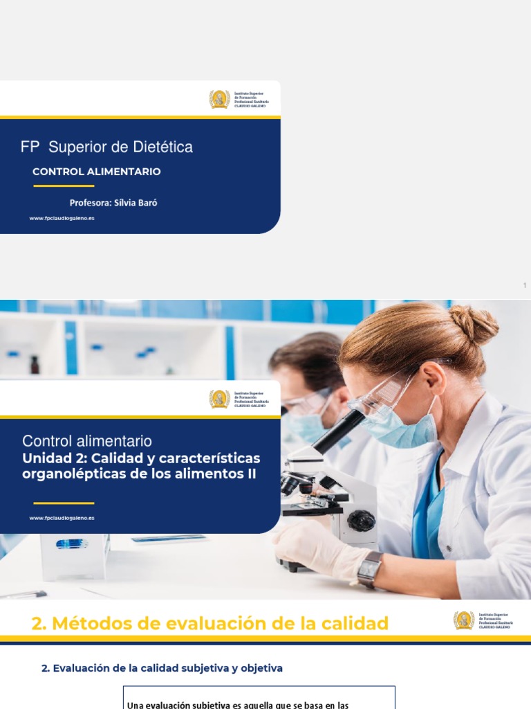 3 Control Alimentario Coa2 | PDF | Alimentos | Muestreo (Estadísticas)