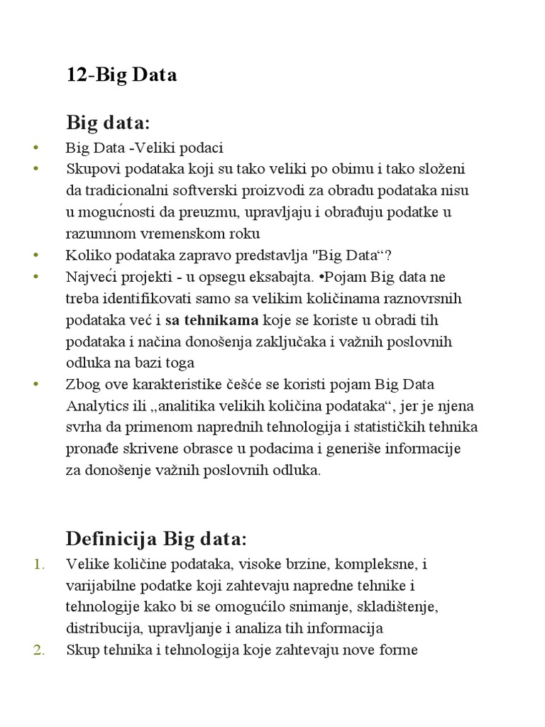 12-Big Data | PDF