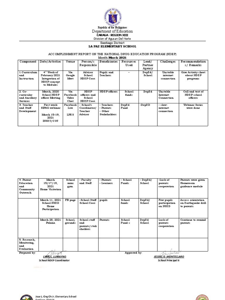 NDEP Report for Educators & Parents | PDF