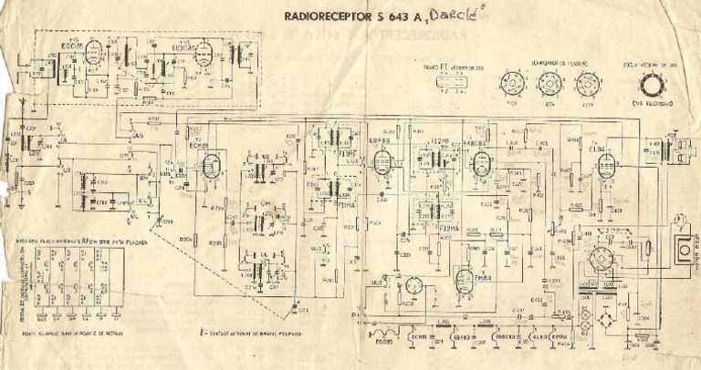Schema Radioreceotor Darclee S643 A | PDF