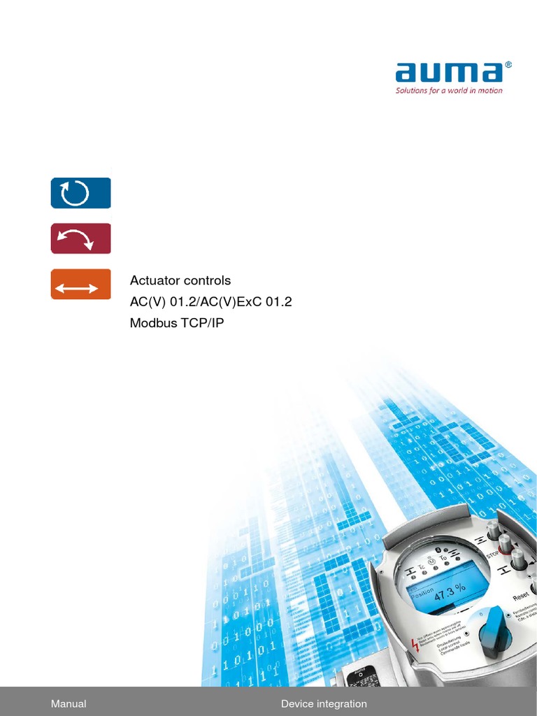 Actuator Control Manual for Modbus TCP/IP | PDF | Electrical Engineering | Computer Science