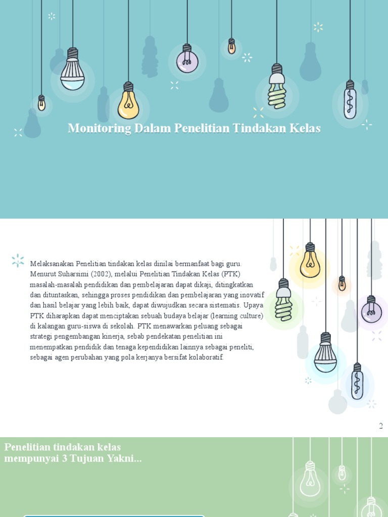 Monitoring Dalam Penelitian Tindakan Kelas | PDF