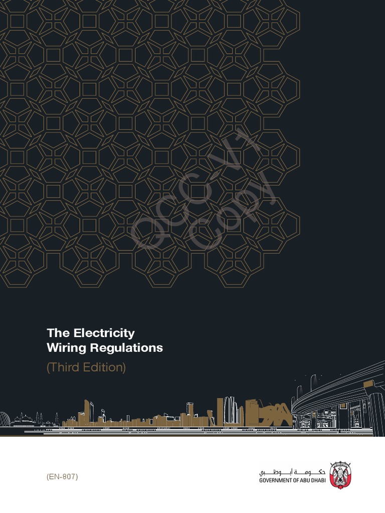 Abu Dhabi Electricity Wiring Guide | PDF | Electrical Wiring ...