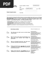 PUF Questionnaire Scoring Guide | PDF | Urination | Clinical Medicine