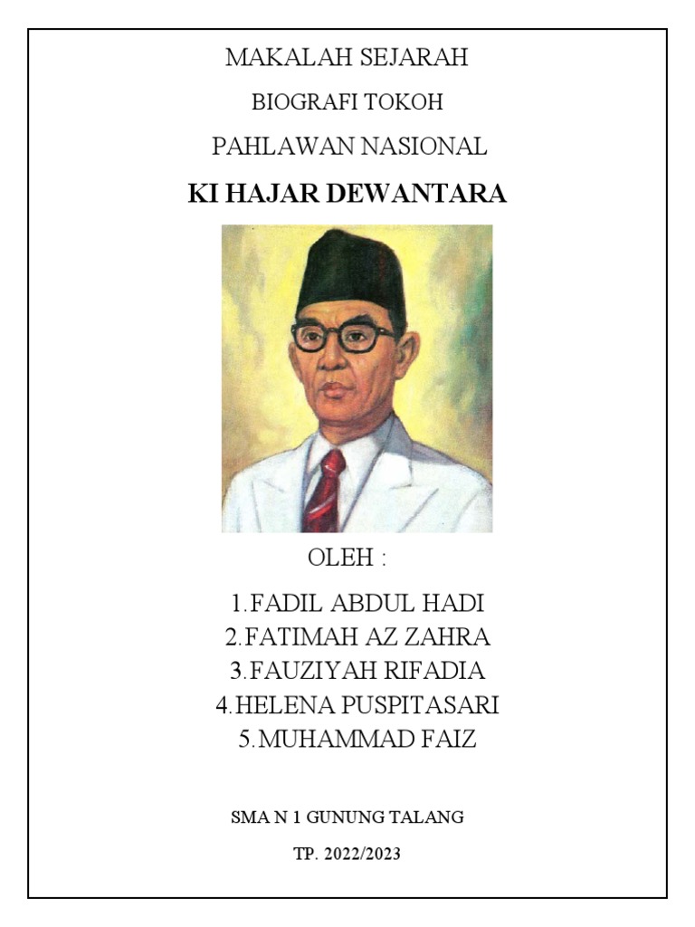 Biografi Ki Hajar Dewantara | PDF
