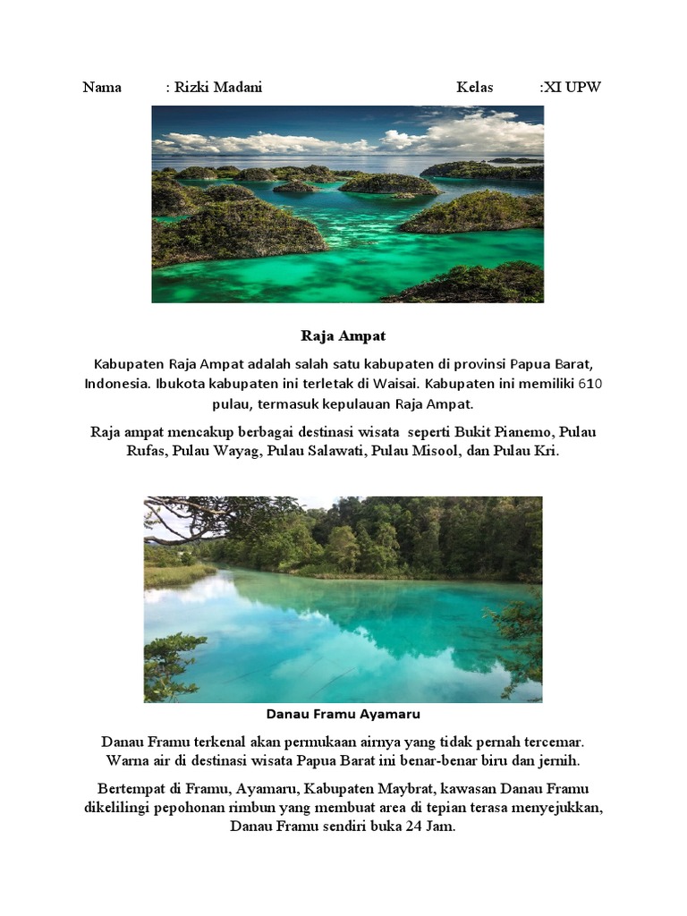 10 Destinasi Wisata | PDF