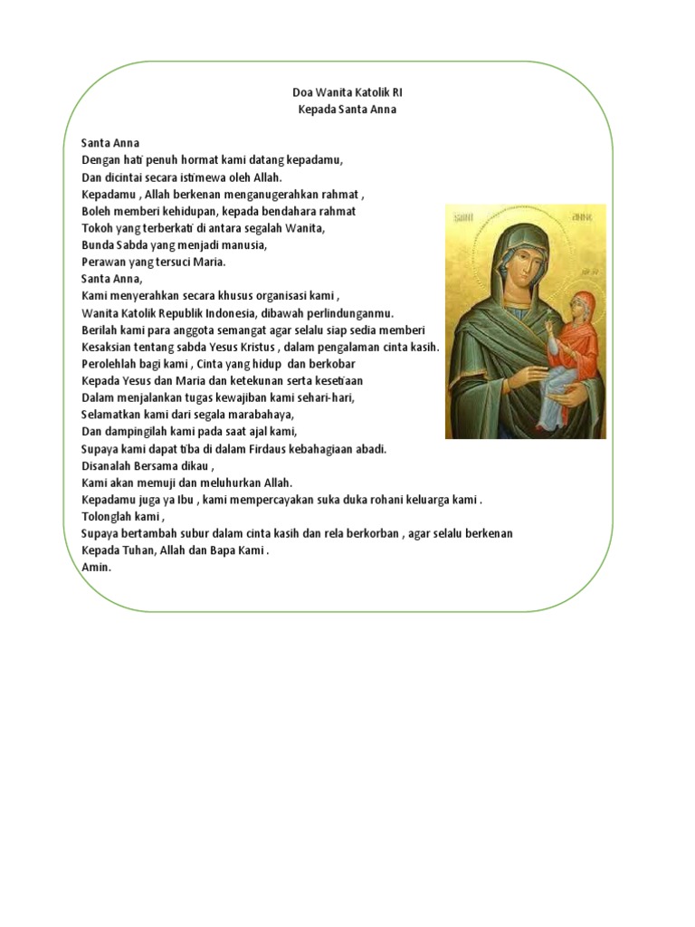 Doa Santa WKRI | PDF