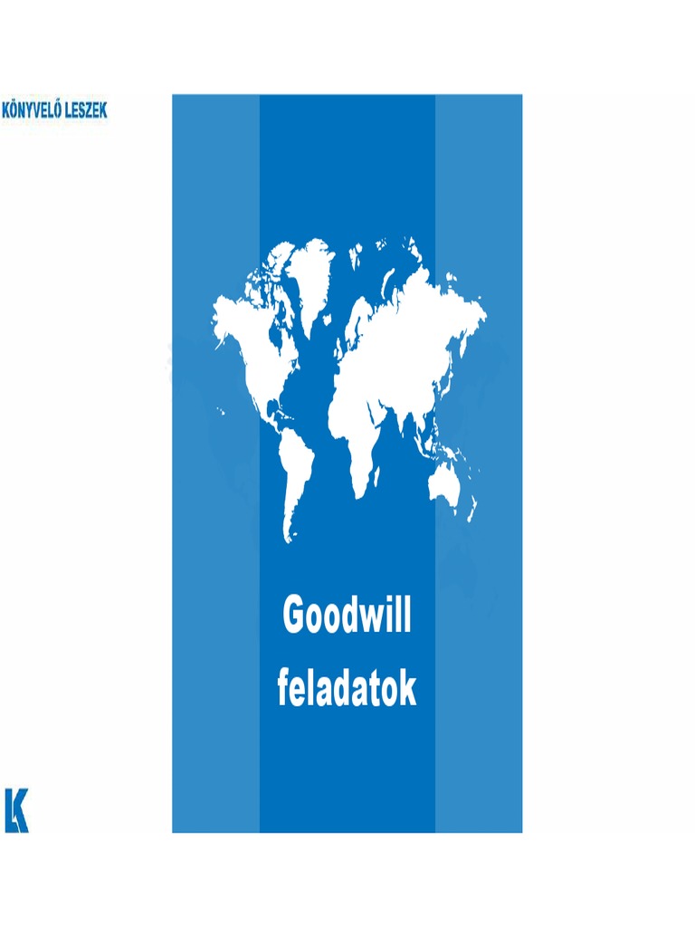 Goodwill Feladatok | PDF