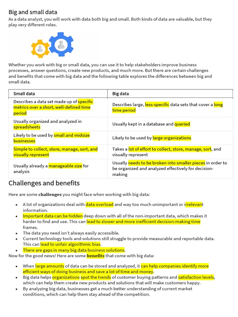 7 - Big and Small Data | Download Free PDF | Big Data | Data