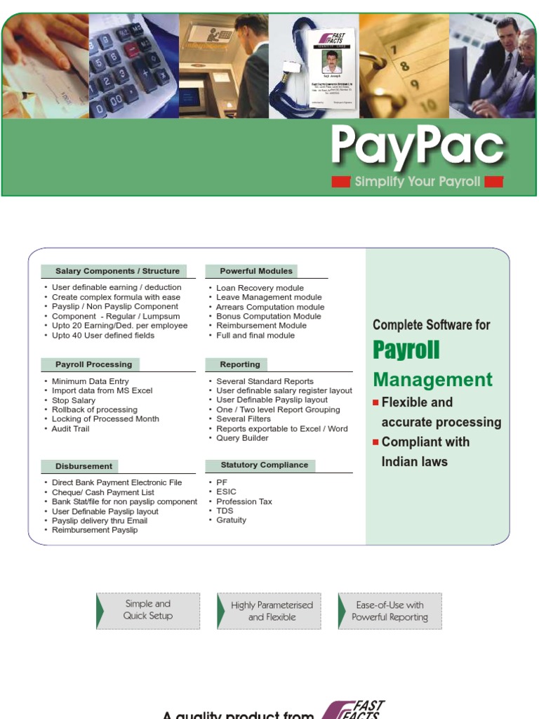 Pay Pac Brochure | PDF | Payroll | Salary