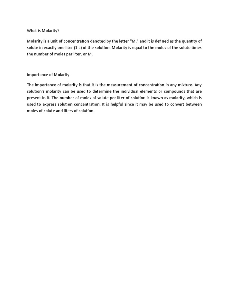 what-is-molarity-pdf