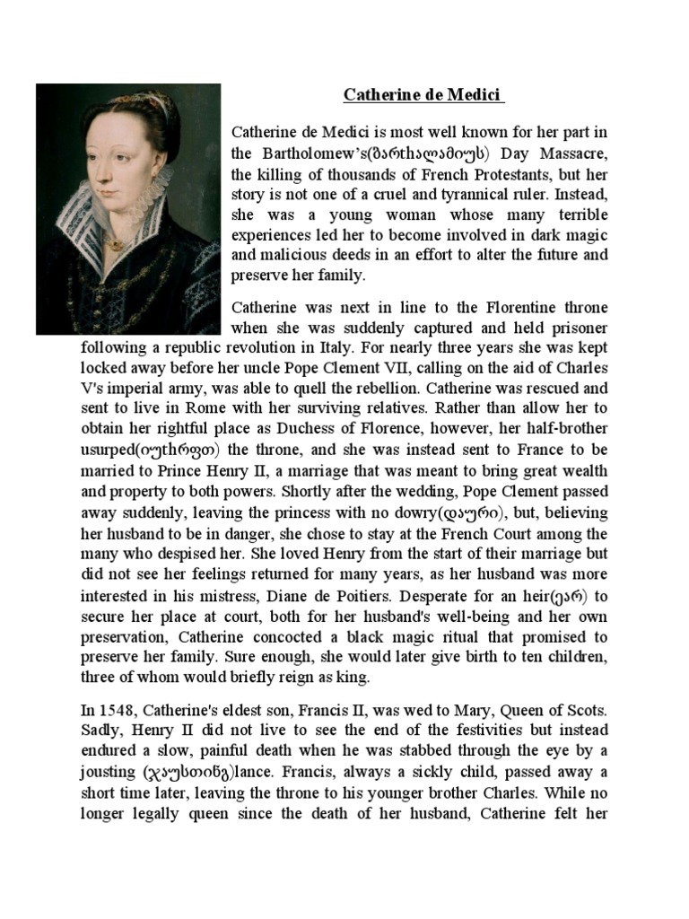 Catherine de Medici | PDF
