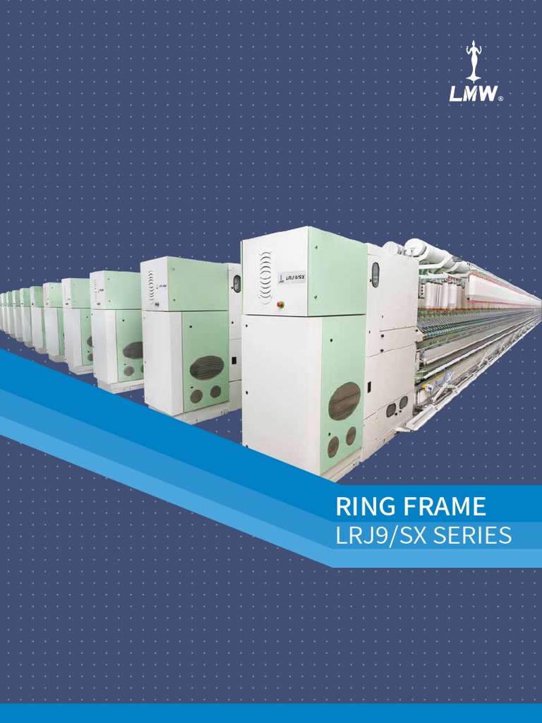 Smart Ringframe LRJ9SX | PDF | Spinning (Textiles) | Yarn