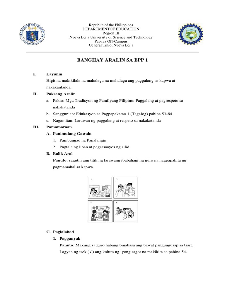 Lesson Plan EPP1. Mrs. Nakamura. | PDF