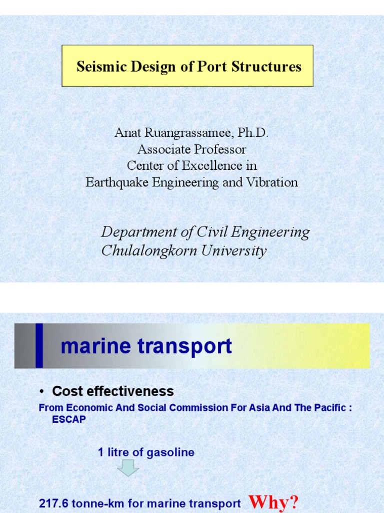Port Structures-198390-16376325723147 | PDF | Tide | Tsunami