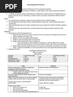 Manual Blood Pressure Competency Checklist | PDF | Blood Pressure ...