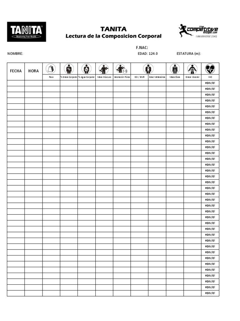 Lectura Composicion Corporal | PDF