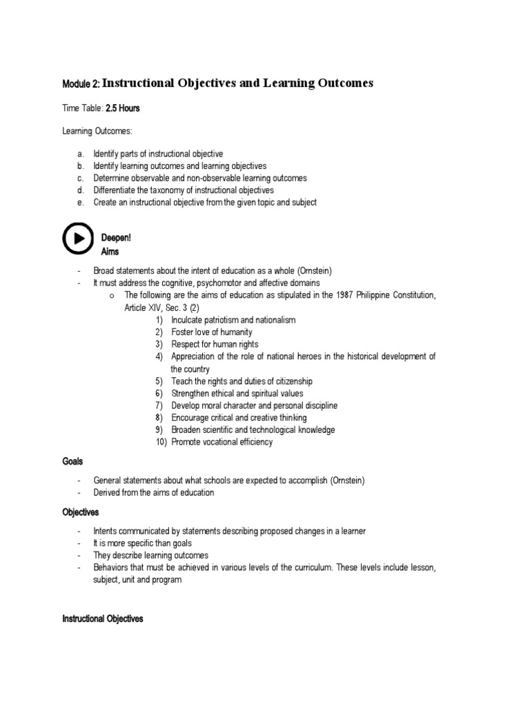 Module Ii | PDF | Learning | Philosophy Of Education