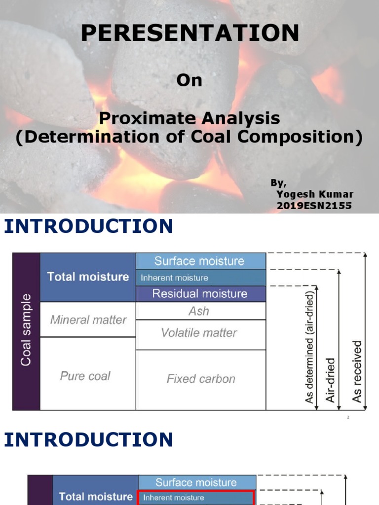 Proximate Analysis Final | PDF | Coal | Chemistry