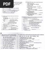 Gramatica 2 Ejercicios+respuestas | PDF