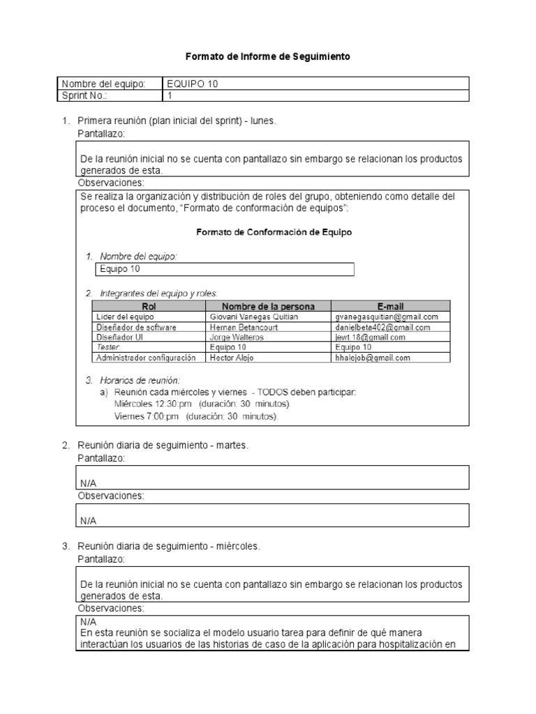 Sprint MINTIC | PDF | Hospital | Historial médico
