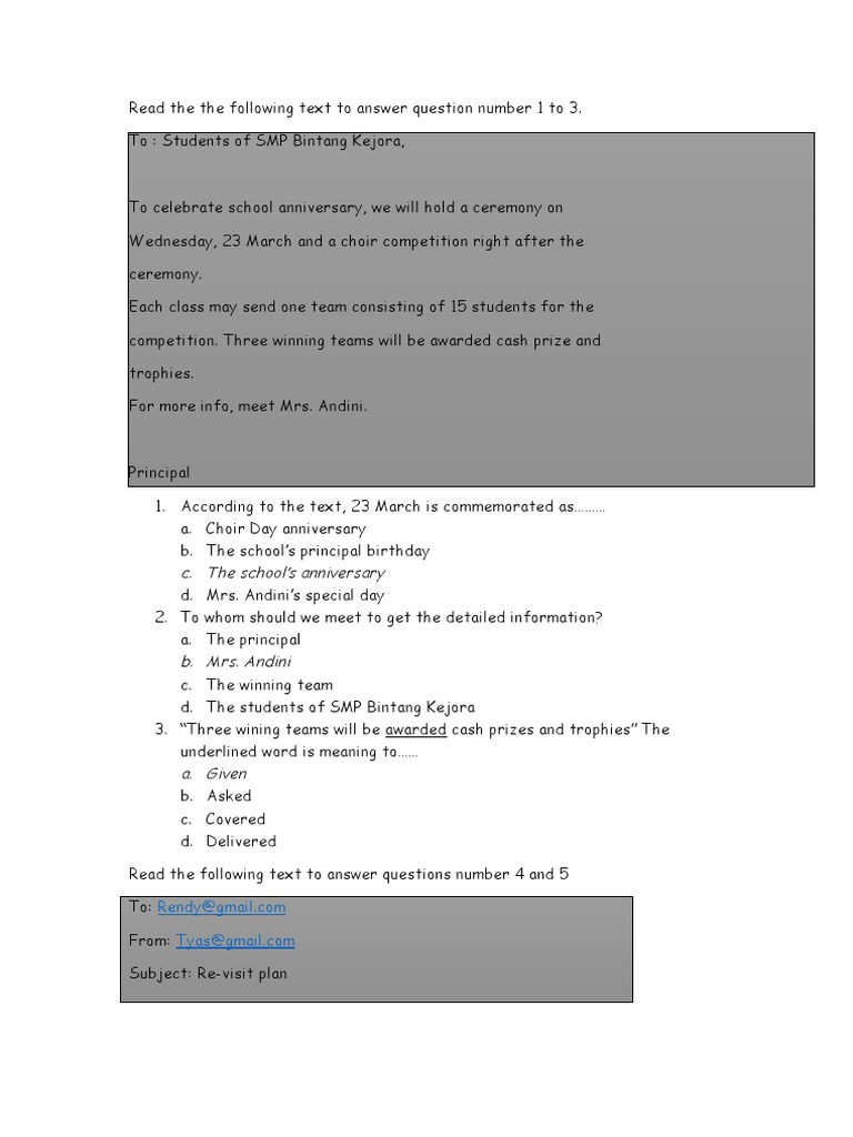 School Event & Activities Notice | PDF | Spider