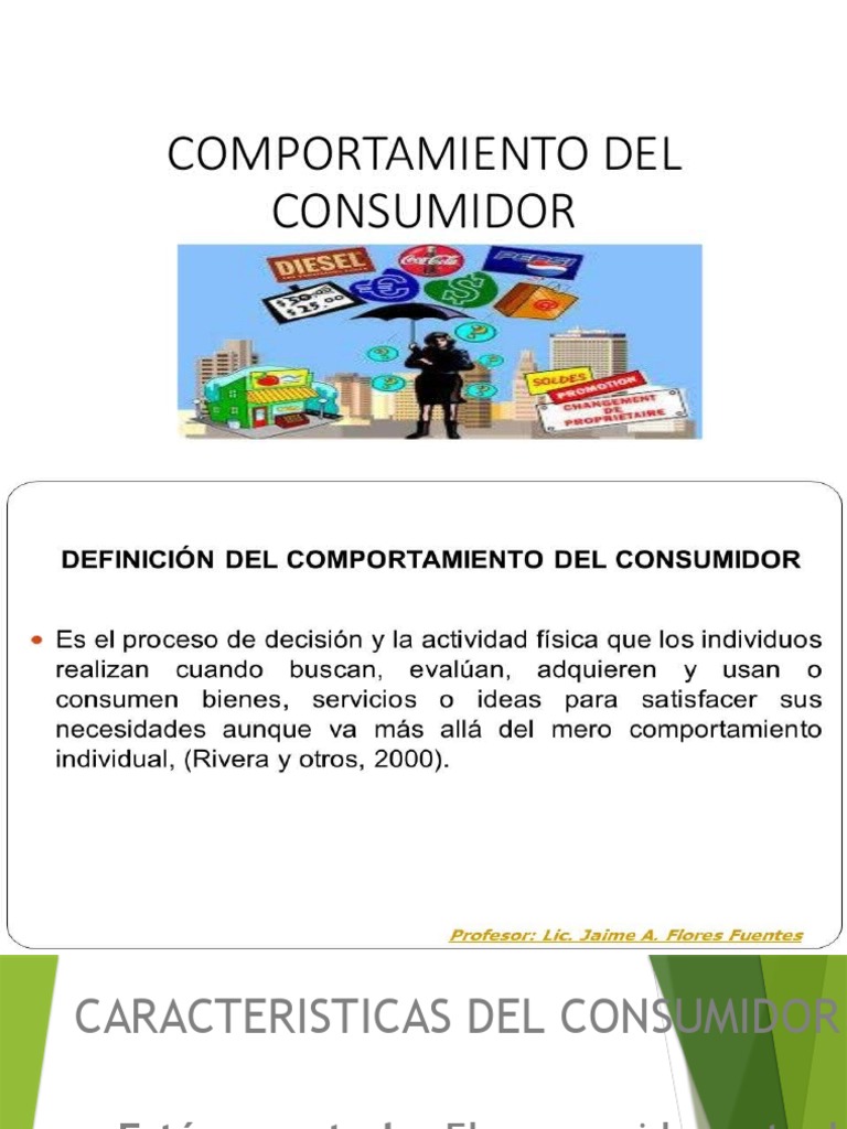 Clase 3 Definicion y Caracteristicas Del Consumidor | PDF