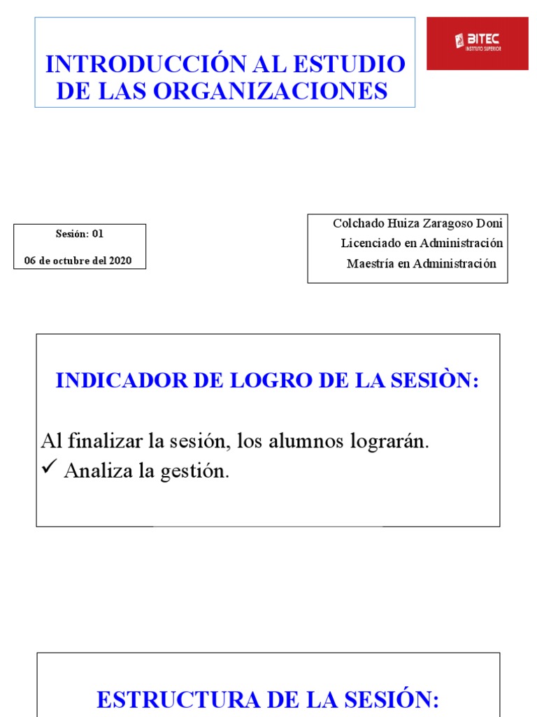CLASE 01 - Introduccion Al Estudio de Las Organizaciones | PDF | Sociedad | Pirámides egipcias