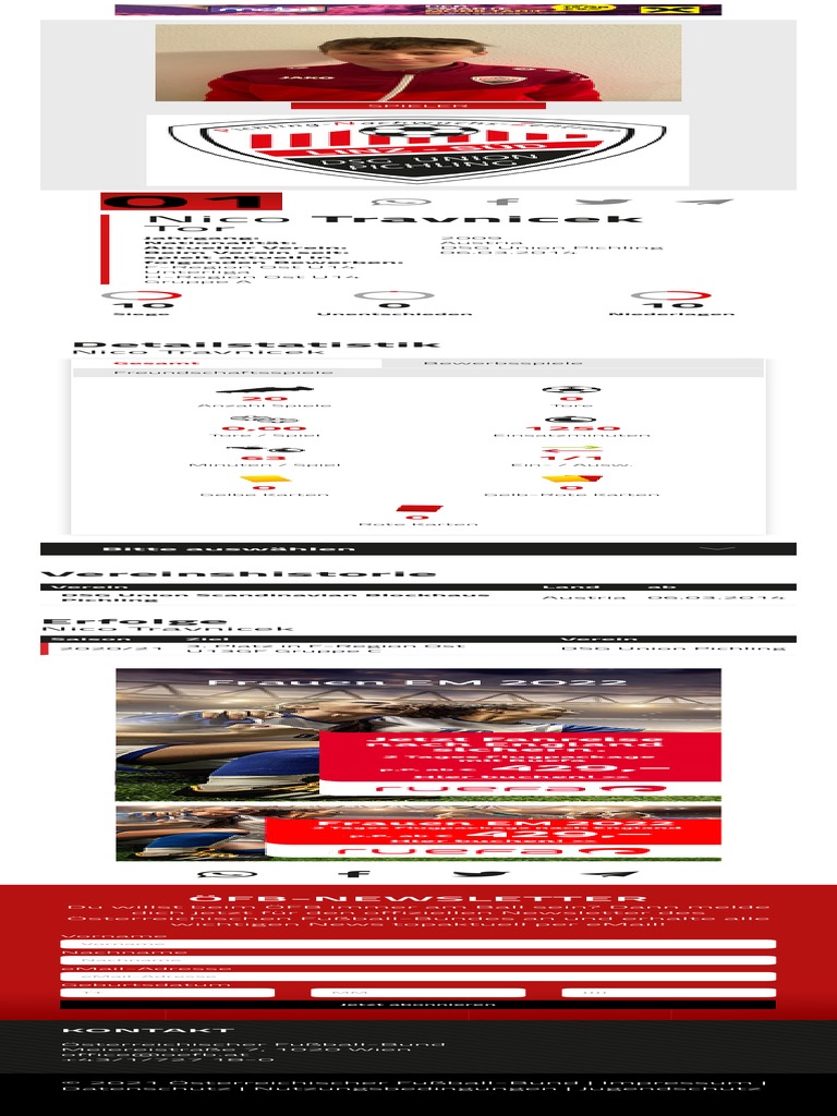 Nico Travnicek Oefb - at | PDF