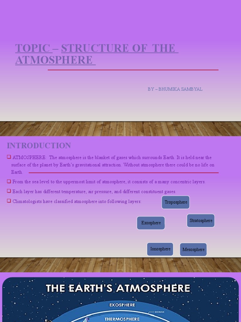 Structure of Atmosphere | PDF | Troposphere | Atmosphere