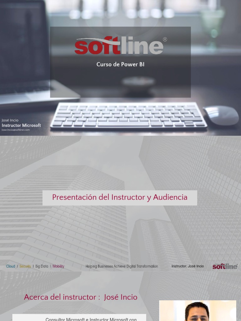 SOFTLINE - FONAFE - Curso de Power BI - Introducing Power BI | PDF | Microsoft | Computación en ...