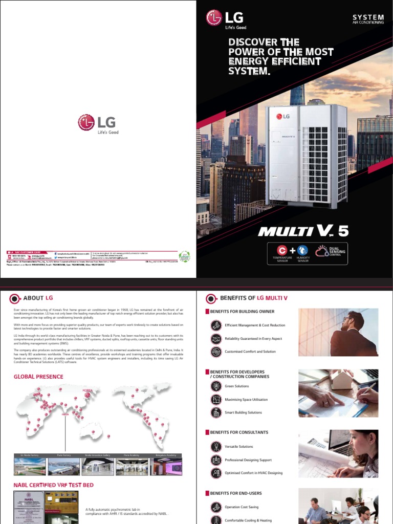 MULTI V 5 Catalogue - Small | PDF | Power Inverter | Air Conditioning