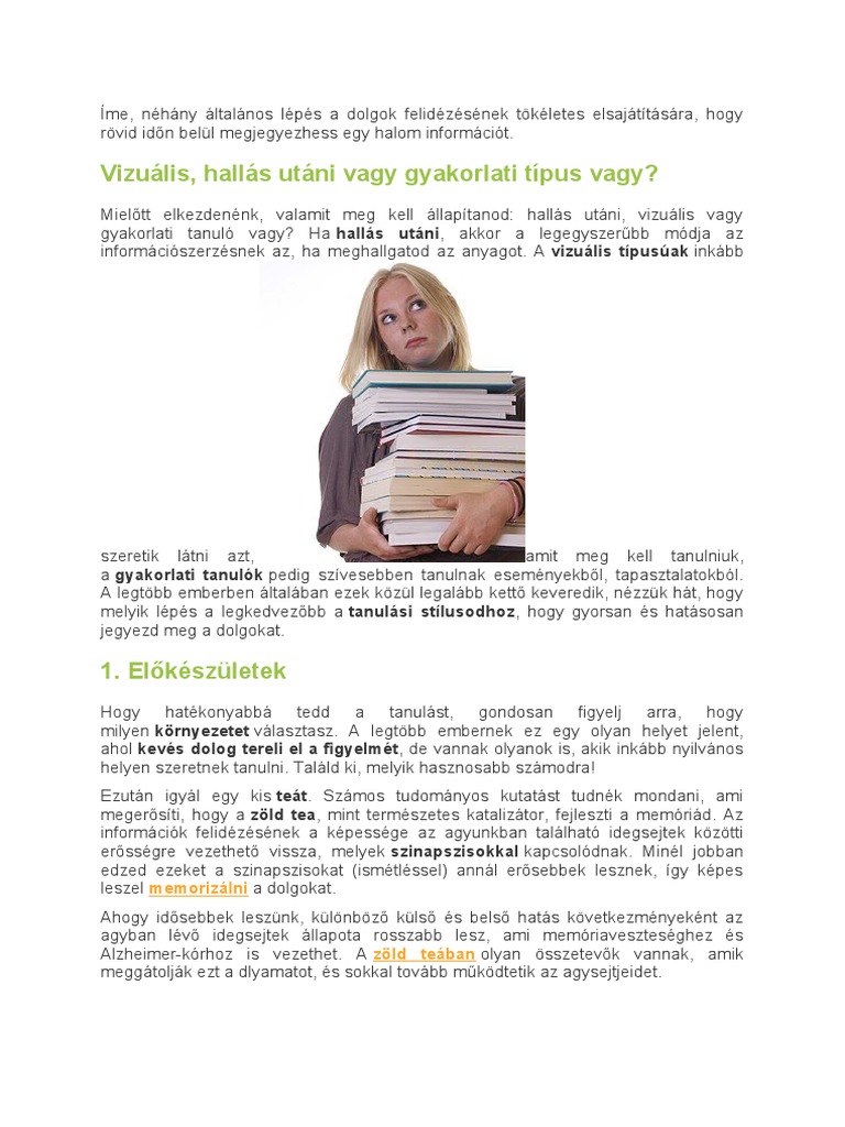 Hogyan Tanuljak | PDF