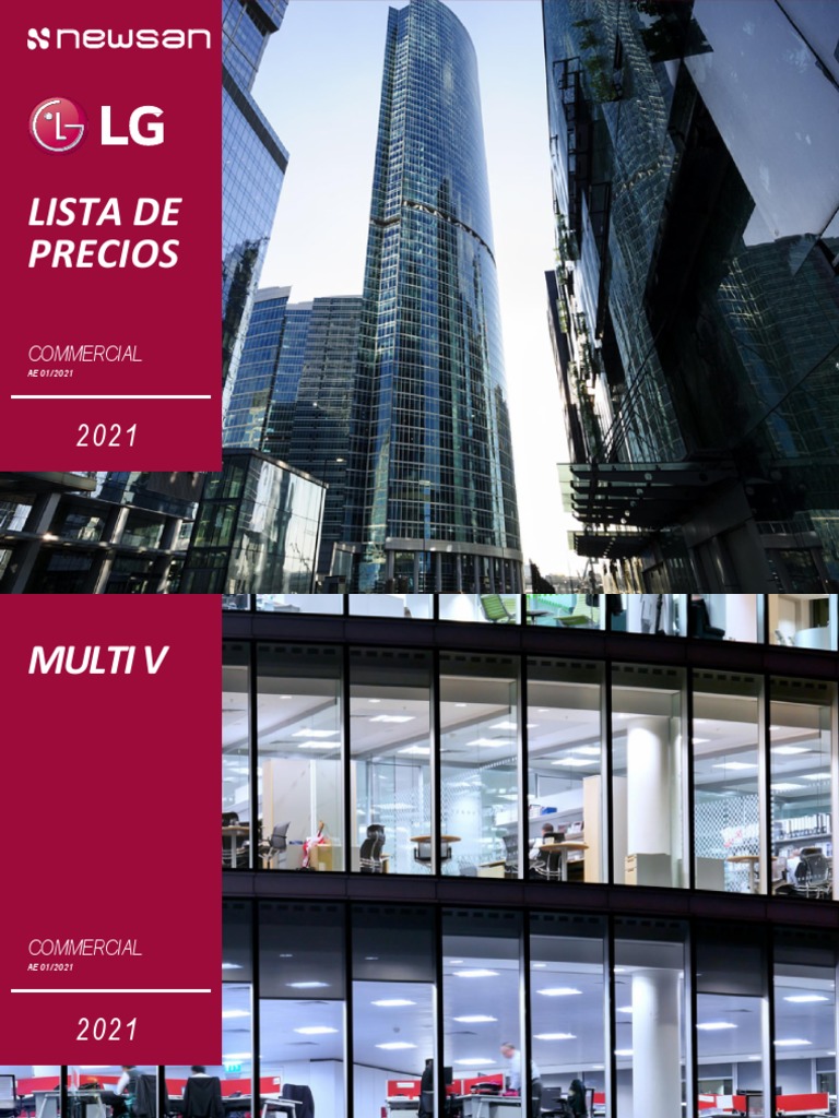LG HVAC Lista Precio 2021 - Julio | PDF | Líquidos | Gases