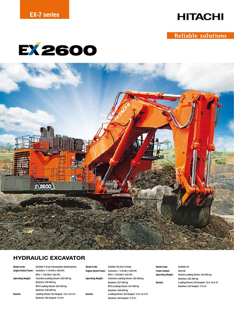 Hitachi EX2600-7 KS-EN397 | PDF | Horsepower | Diesel Engine