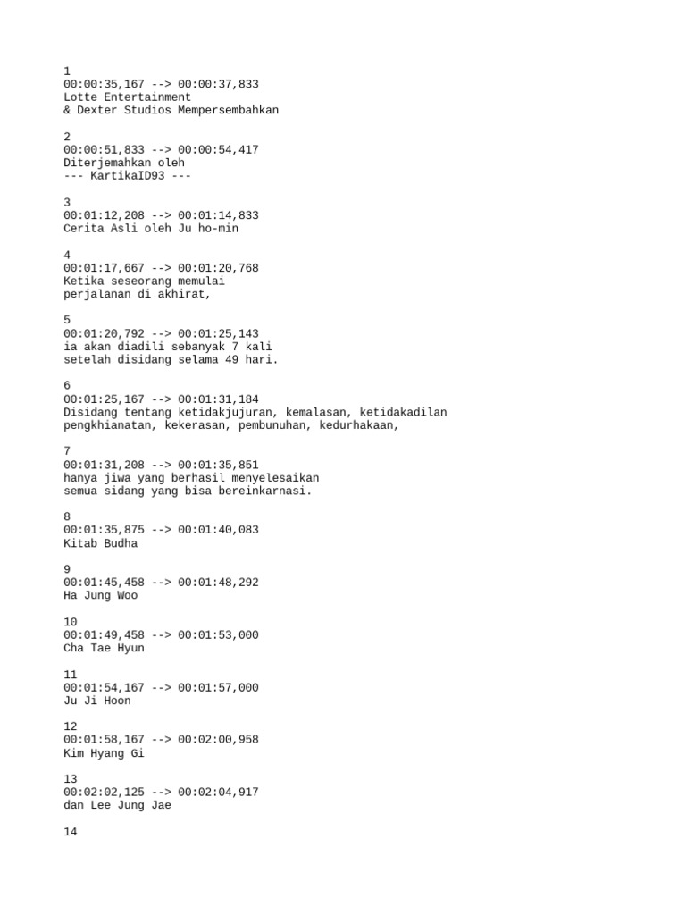 Along With The Gods - The Two Worlds Sub Indo - DOOLIX | PDF