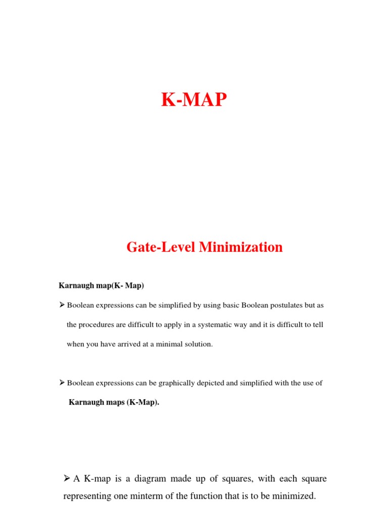 K Maps | PDF | Theory Of Computation | Mathematics