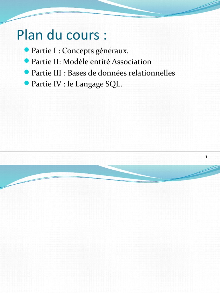 Chap 1 - 2 - BDR | PDF | Bases de données | Base de données relationnelle